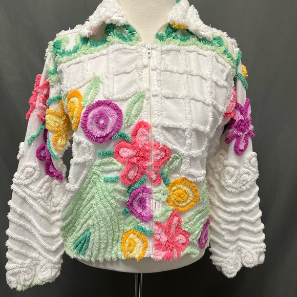 Vintage | Jackets & Coats | Vintage Chenille Jacket Canyon Group Damze ...